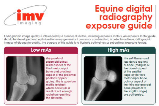 Equine Digital Radiography Exposure Guide | IMV Imaging