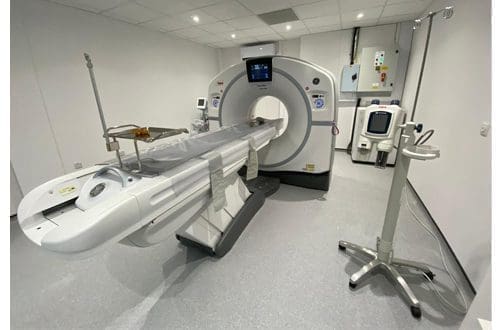 Guerbet OptiVantage Dual Head CT Injector | Veterinary CT