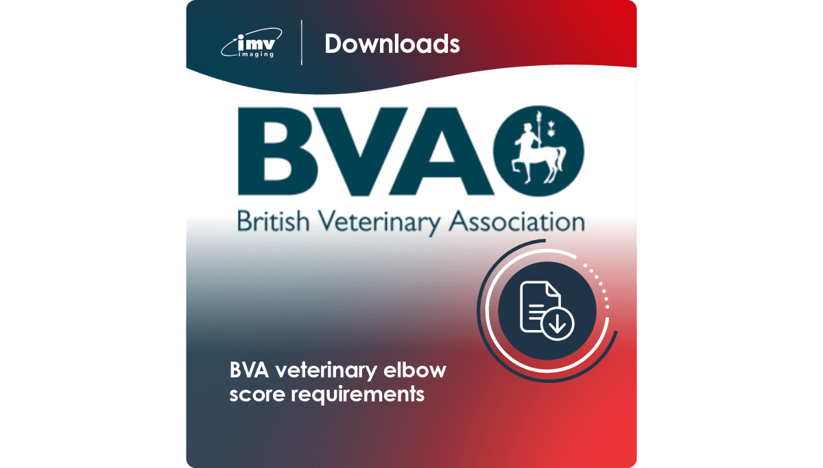 BVA Veterinary Elbow Score Requirements | IMV Imaging